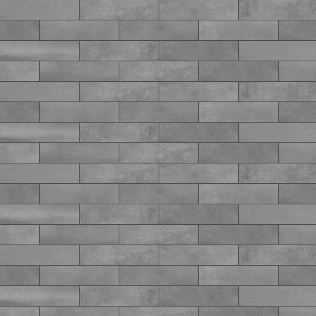TULE-PLS LE LEGHE - Platino Gray Grey Subway Tile 3 in. x 12 in Porcel ...