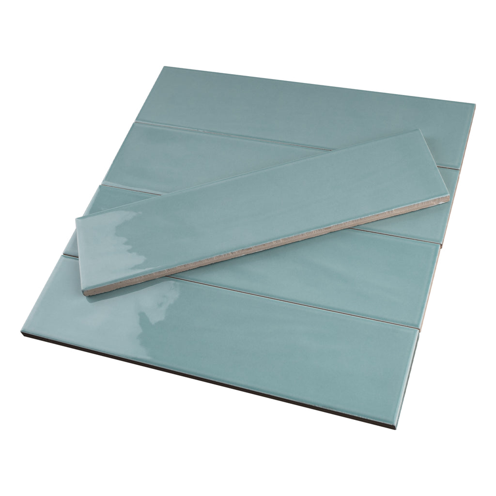 ZAR-ACQ-SW312 ZARATI Aqua Blue 3x12 Subway Tile Ceramic Wall Tile ...