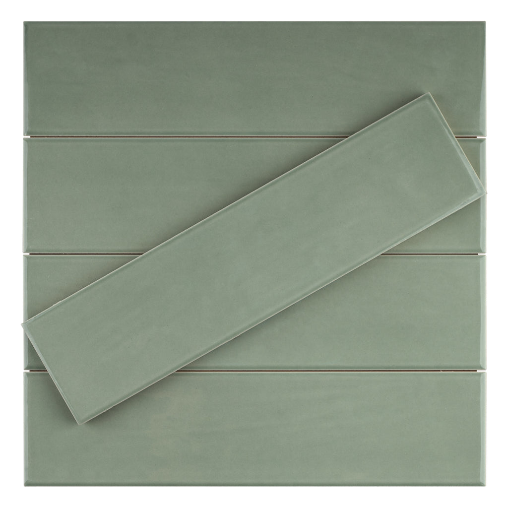 ZAR-GRE-SW312 ZARATI Olive Green 3x12 Subway Tile Ceramic Wall Tile ...