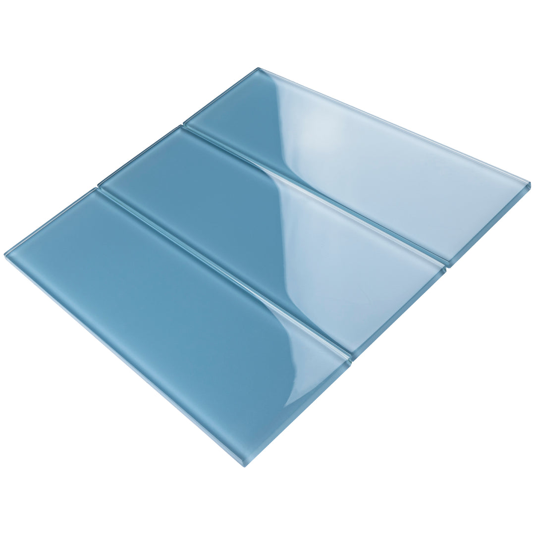 TCSBG-07 4x12 Blue Glass Subway Tile – Tile Generation