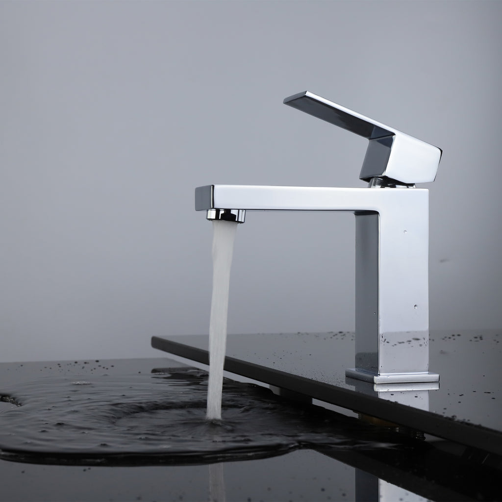 F6001-01 Luende Modern Single-Handle Bathroom Faucet (chrome) – Tile ...