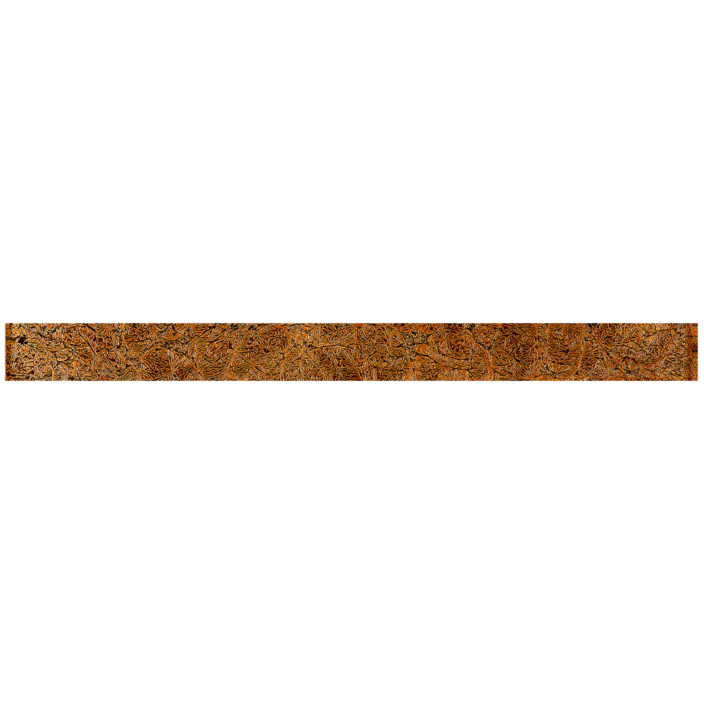 TCLING-16 Amber Brown Glass Pencil Liner Trim Wall Tile Border 1"x12 ...
